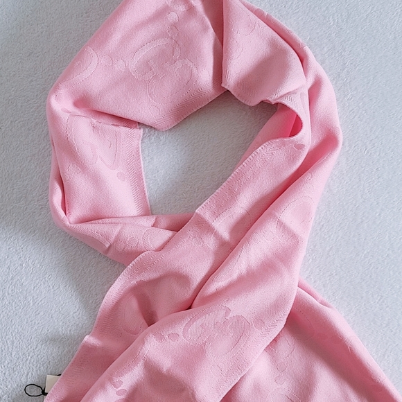 Gucci | Accessories | Authentic Gucci Womens Gg Jacquard Wool Scarf ...